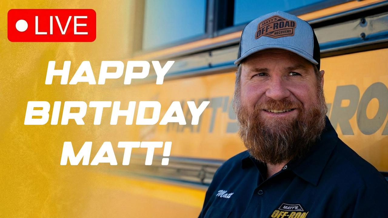 Livestreams | Matt's Off-Road Recovery