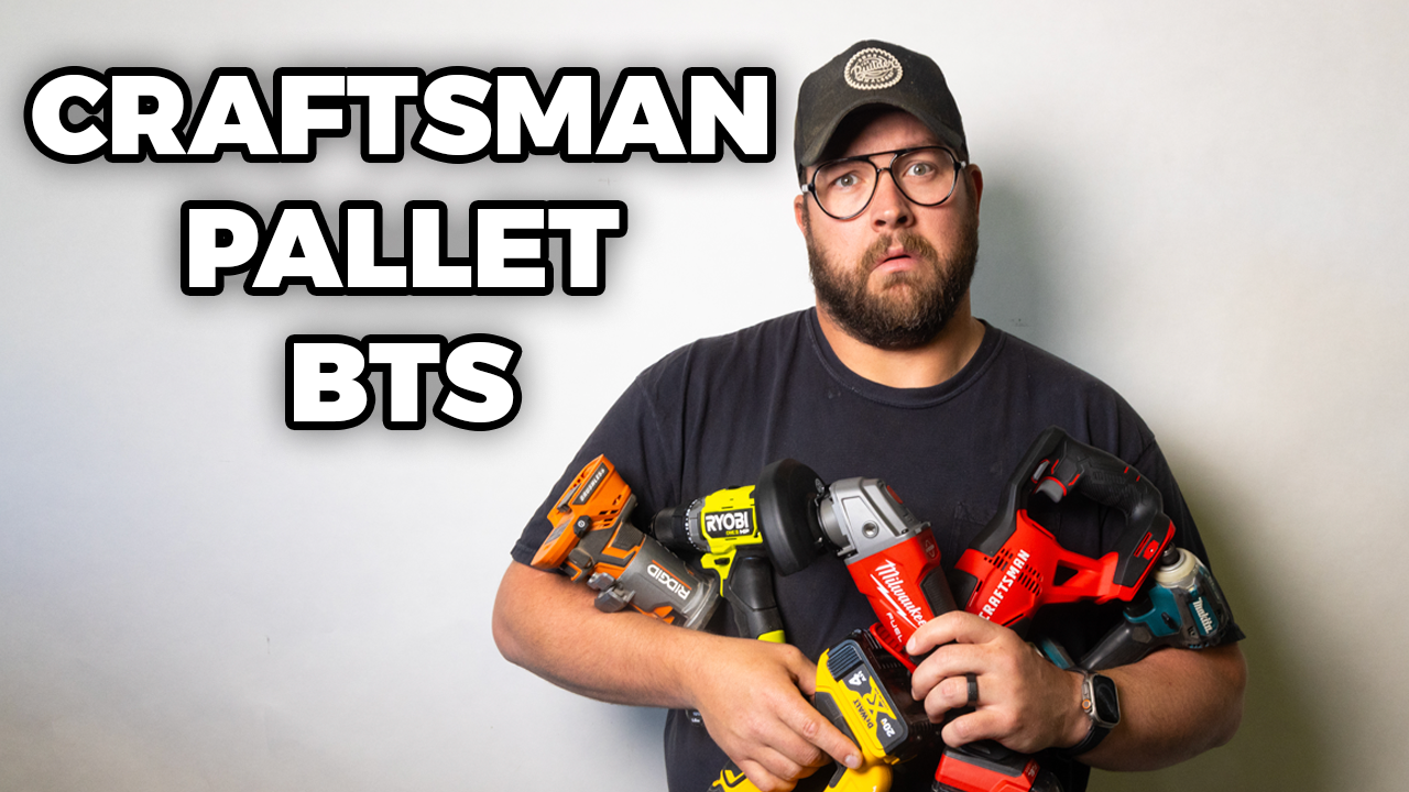 Behind the Scenes - Craftsman Pallet Unboxing | The Builder Bunker